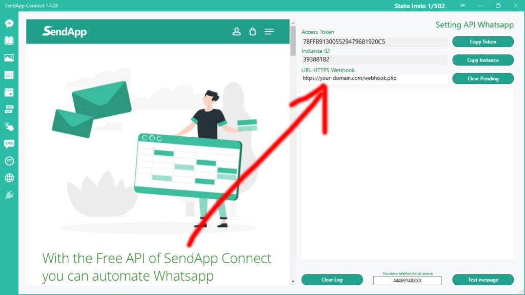 whatsapp api sendapp connect - SendApp